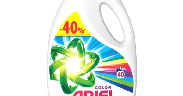 Ariel Touch of Lenor Turbo Clean, detergent rufe lichid, 40 spalari, 2 L